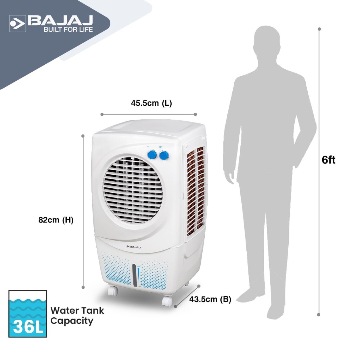 Bajaj 36 Ltr. Cooler in IIT Kanpur | PMH 36 Torque Personal Air Cooler ...